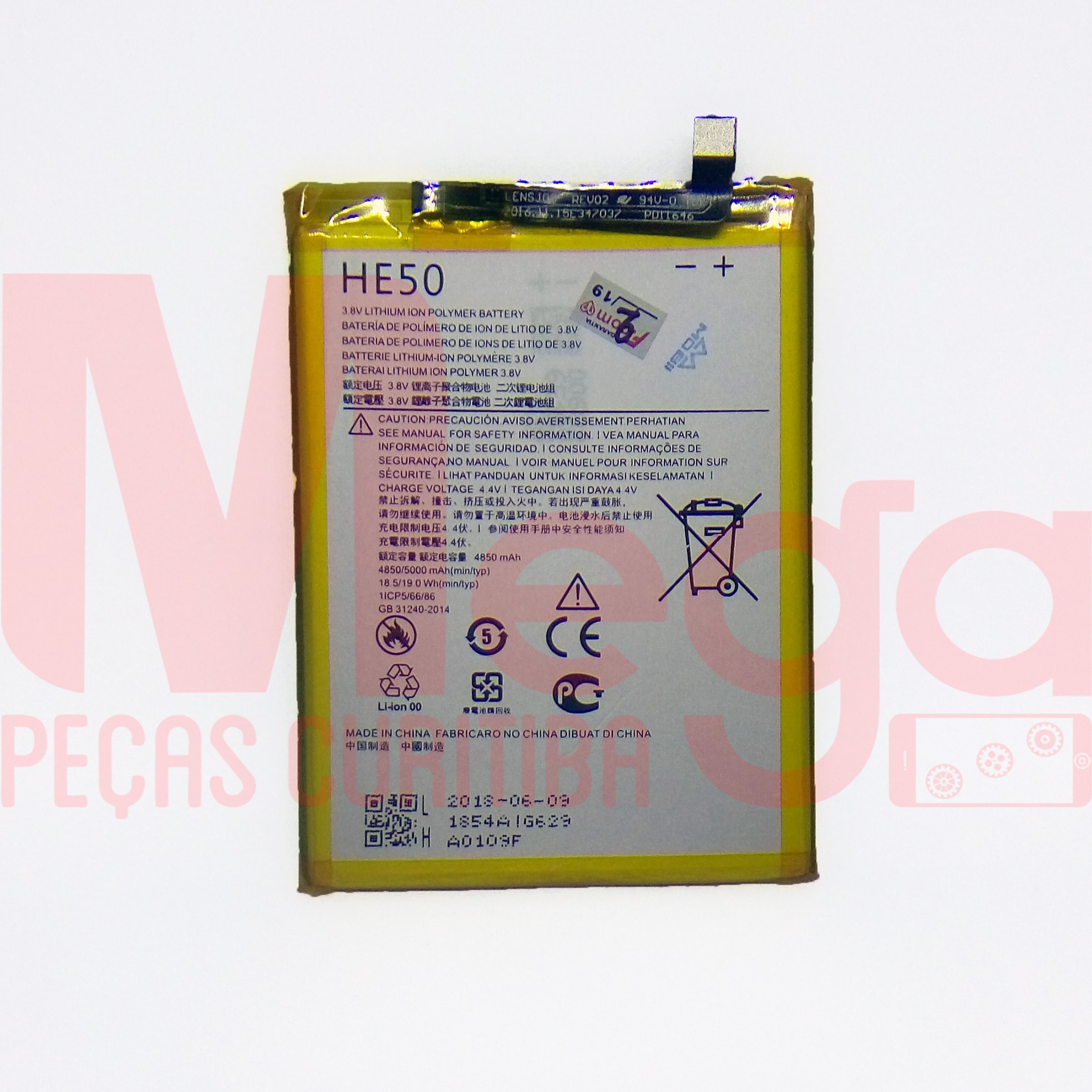 BATERIA MOTO E4 PLUS HE50 MOBII - Mega Peças Curitiba!