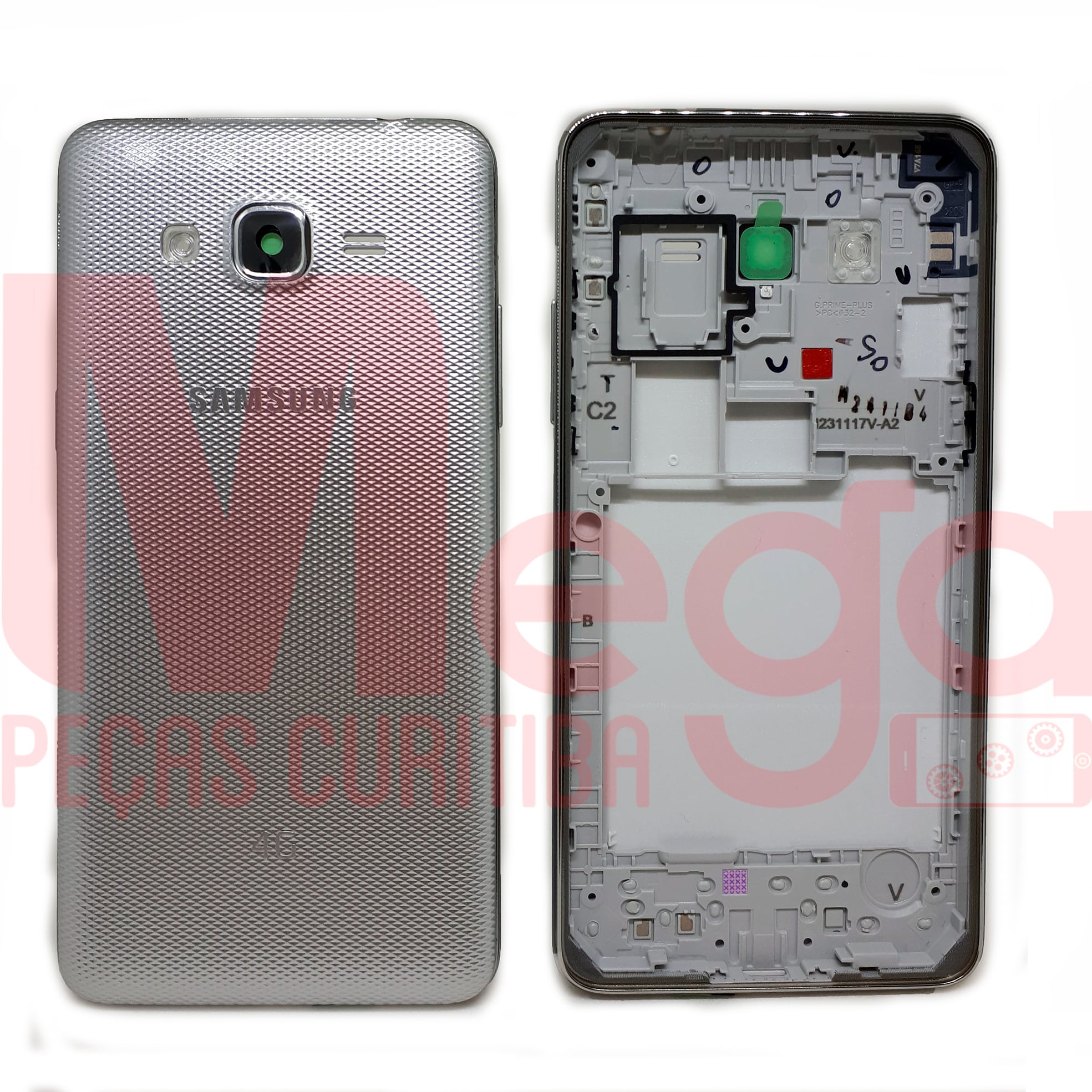 CARCAÇA SAM J2 PRIME G532 TV PRATA - Mega Peças Curitiba!