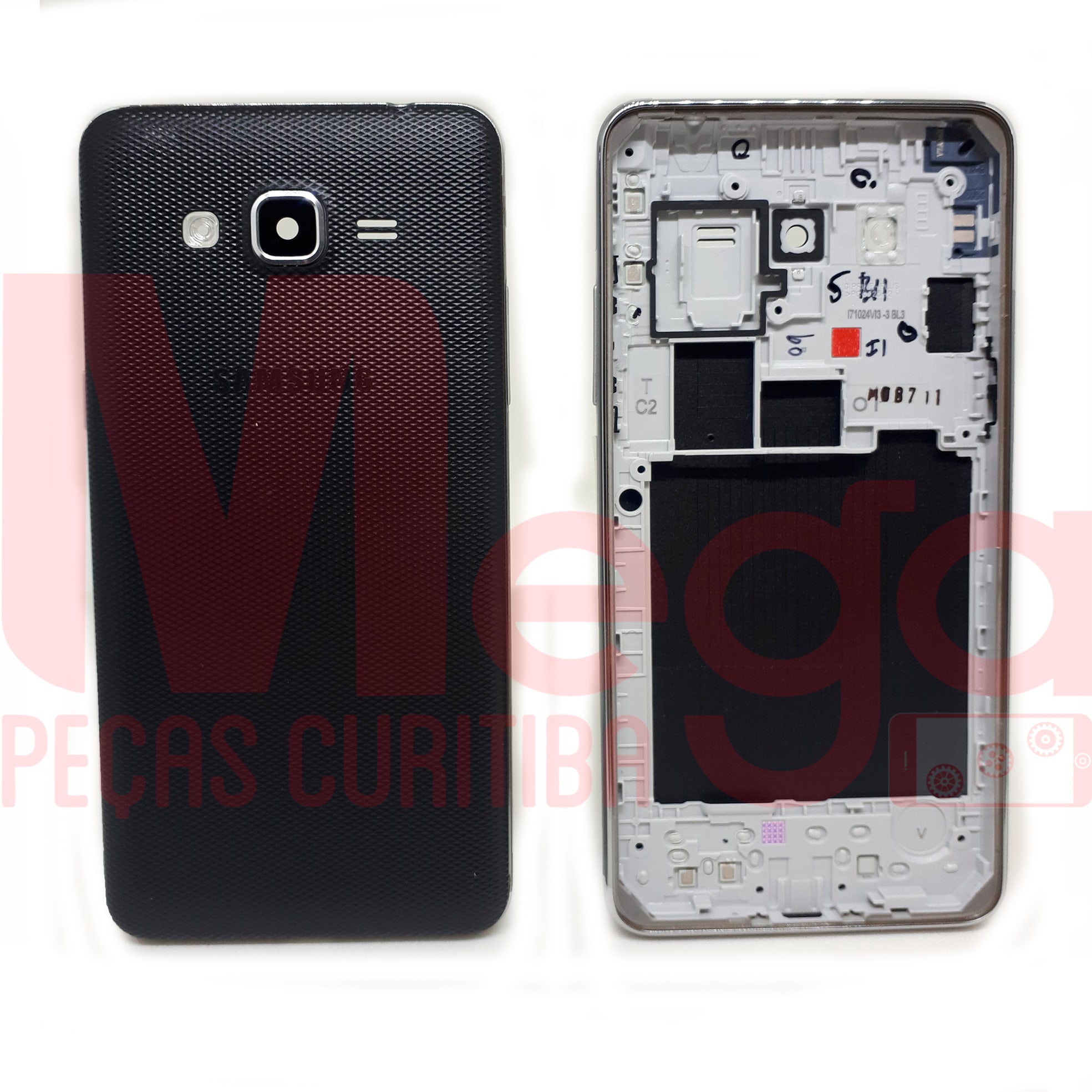 CARCAÇA SAM J2 PRIME G532 TV PRETA - Mega Peças Curitiba!